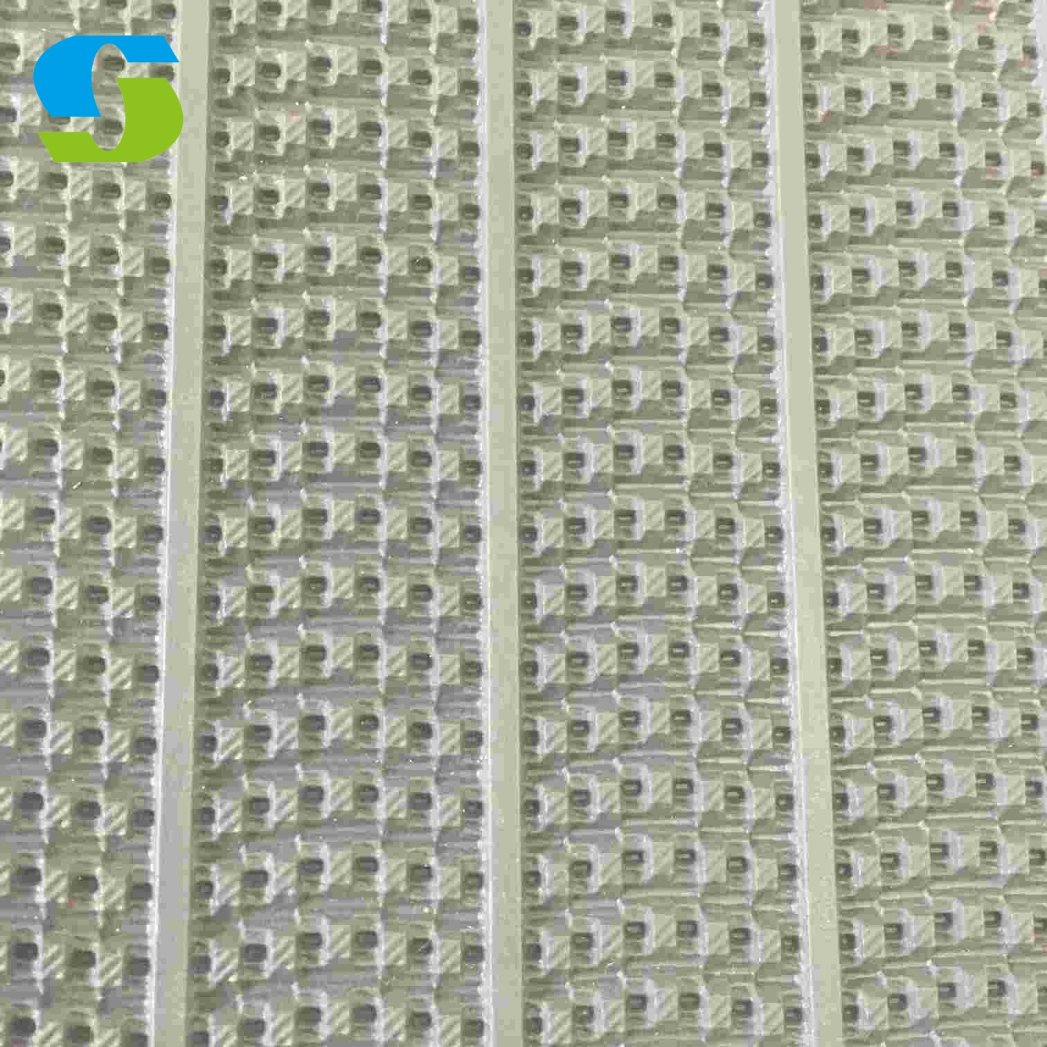 Wavy square nipple pattern belt for treadmill - China professional ...